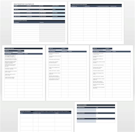 Business Transition Plan Template