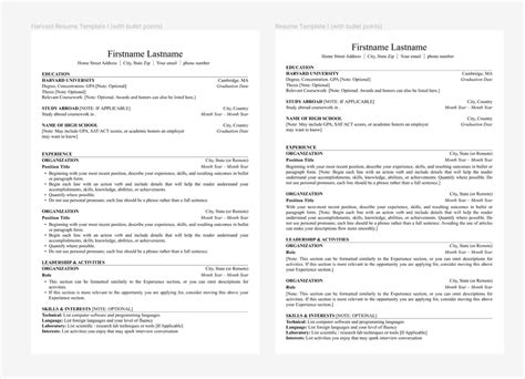 Harvard Academic Resume CV Template Figma