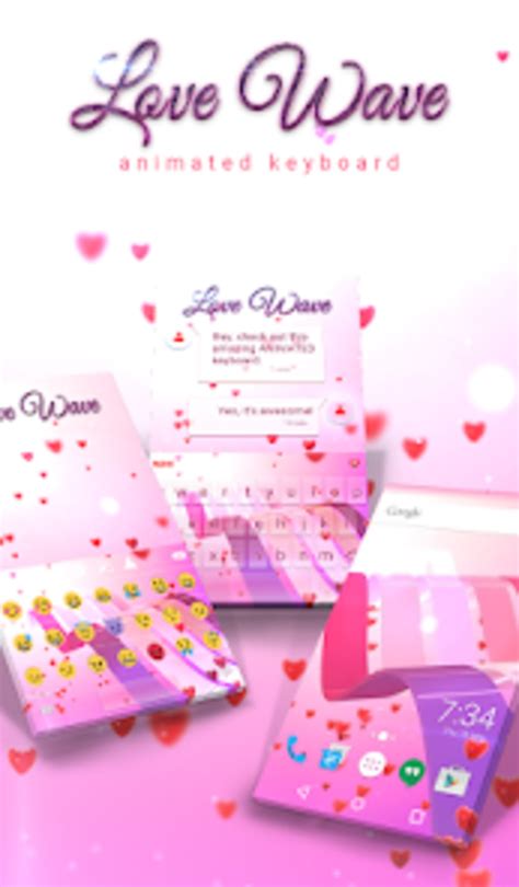 Love Wave Animated Keyboard Apk For Android Download