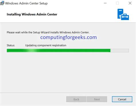 Install And Configure Windows Admin Center On Windows Server 2019windows 10 Computingforgeeks