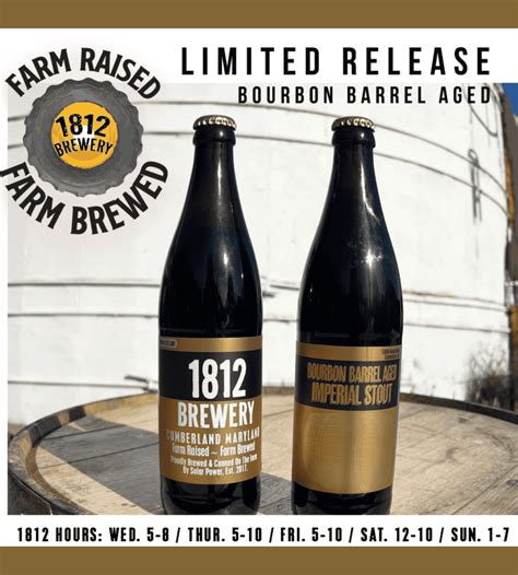 Our Beers Menu Local Craft Beer 1812 Brewery Cumberland Maryland