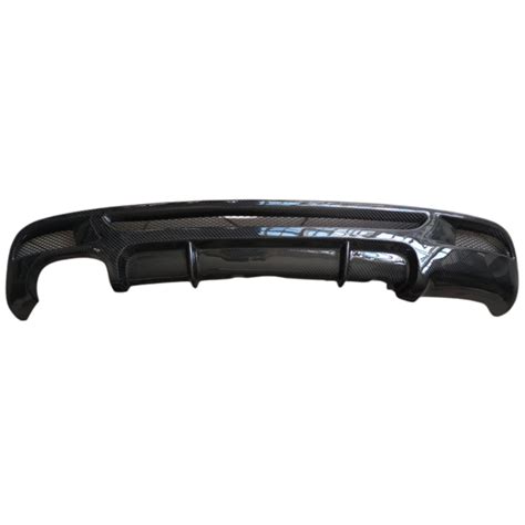 Bmw E82 Mtech Mp Style Carbon Fiber Diffuser Dual Exit Coated