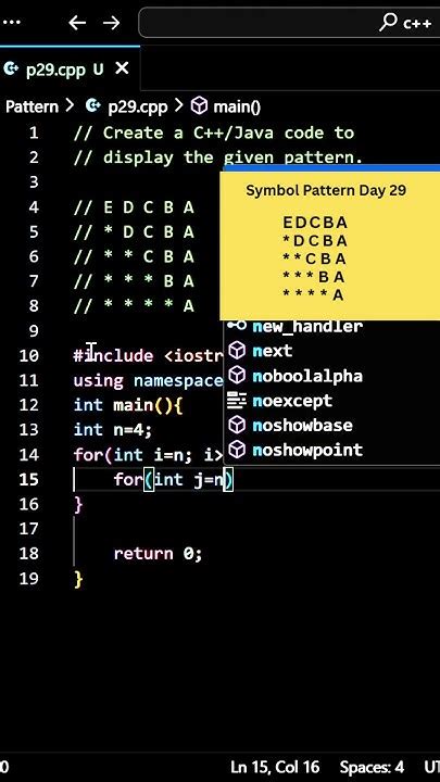 C Star Pattern Day 29 Best Practice Of Algorithm Digitalcodingadda