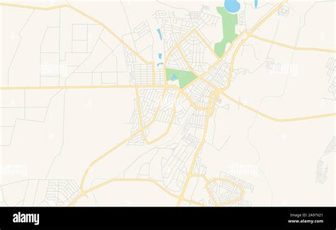 Printable Street Map Of Randfontein South Africa Map Template For