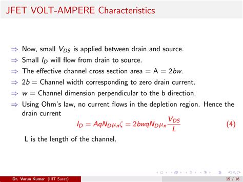 Introduction To Junction Field Effect Transistor Ppt