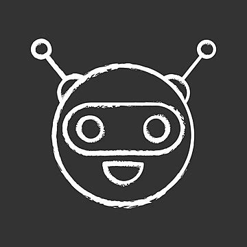 Chatbot Chalk Icon Talking Contour Interaction Vector Talking Contour Interaction PNG And