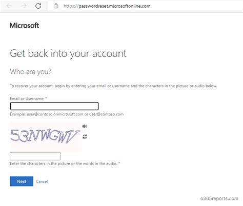 self service password reset
