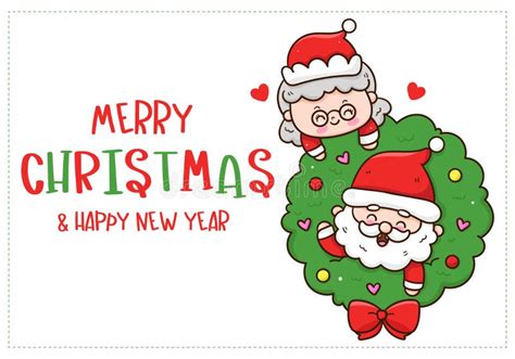 Santa Mrs Claus Sleigh Stock Illustrations 24 Santa Mrs Claus Sleigh