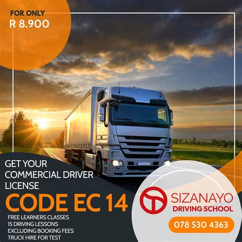 Sizanayo Driving School Code 14 Ec Drivers License Full Course Is