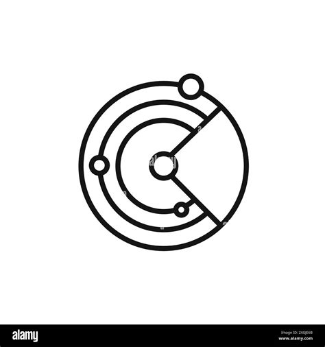 Radar Detection Icon Vector Logo Set Collection For Web App Ui Stock Vector Image And Art Alamy
