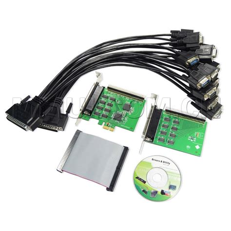 16 Ports Serial Pci E Card IO Crest RS 232 I O Multiplier