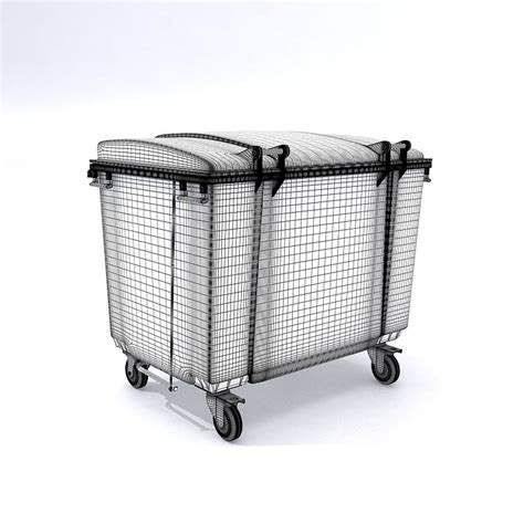 쓰레기 수거통 3d 모델 7 Fbx Max Obj Free3d