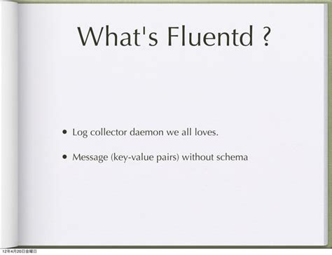 Fluentd And Mysql Ppt