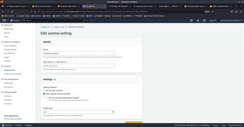 S3 Rest Api Cloudfront Error 403 Using Oac Aws Repost