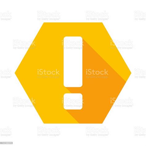 느낌표 주의 표시 주의 아이콘 위험 경고 기호 벡터 표시 기호 노란색 스타일 격리된 아이콘입니다 0명에 대한 스톡 벡터 아트 및