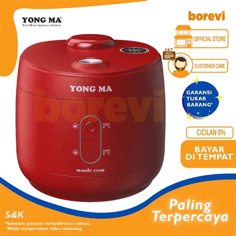 Jual Yong Ma Smc 7083 G R Rice Cooker 1 8 Liter Magic Com Smc7083g 7083g Smc7083r 7083r Shopee