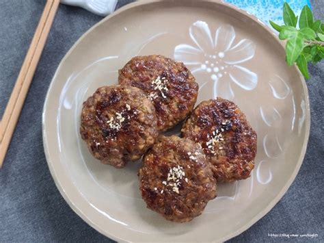 수제 떡갈비 만들기 돼지고기 떡갈비 레시피 소고기 떡갈비 만드는법 네이버 블로그