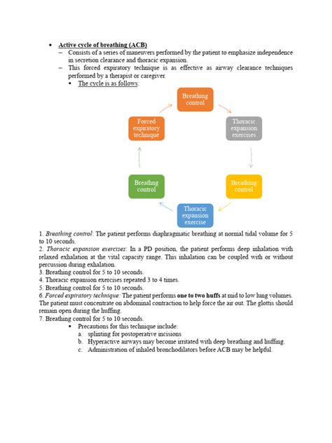 Active Cycle Breathing Technique Guide Pdf