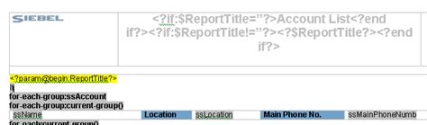Siebel Bi Publisher Reports Parameter Enhancements The Siebel Hub