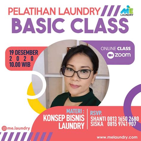 Pelatihan Basic Class Me Laundry Training Centre