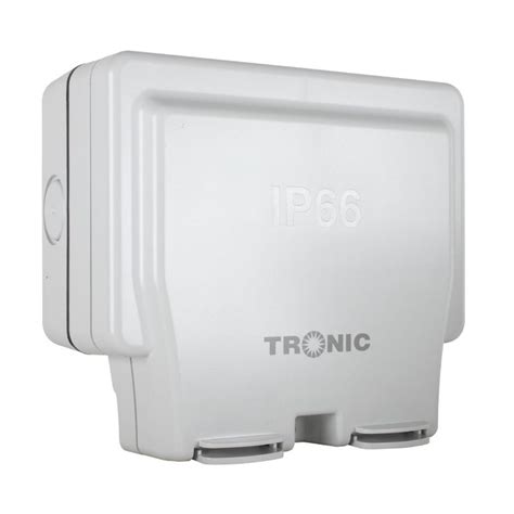 2 Gang Socket Enclosure Ip66 Tronic Uganda Limited