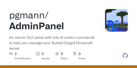 Github Pgmannadminpanel An Admin Gui Panel With Lots Of Useful