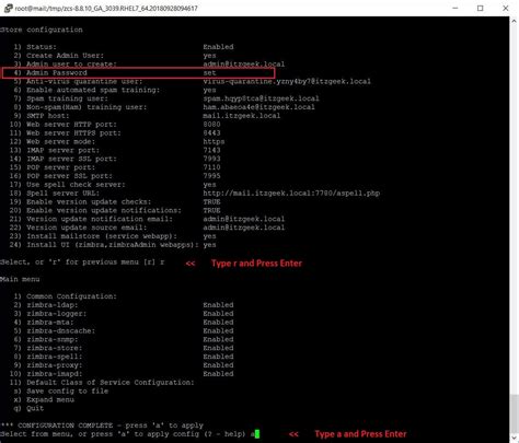 How To Install Open Source Zimbra Mail Server 88 On Centos 7 Rhel 7 And Ubuntu 1604