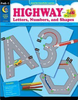 Highway Letters Numbers And Shapes Creative Teaching Creative
