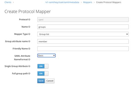 Configure Keycloak Saml Rancher