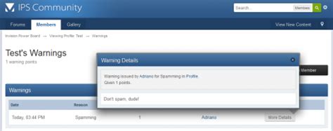 Sos34 Warn Log Хукі для Ipb 34x Ipb