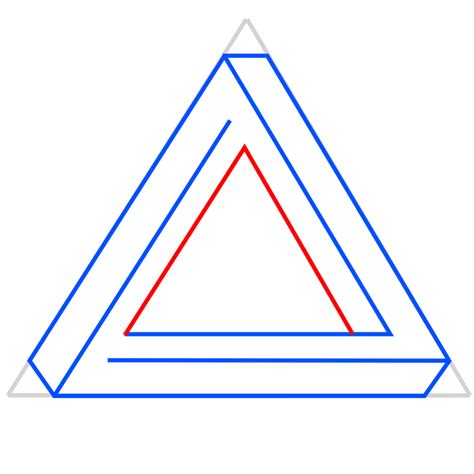 Learn How To Draw D Penrose Triangle EASY TO DRAW EVERYTHING