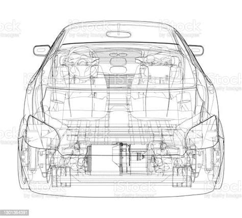 섀시와 전기 자동차 3d의 벡터 렌더링 0명에 대한 스톡 벡터 아트 및 기타 이미지 0명 3차원 형태 공장 산업 건물 Istock