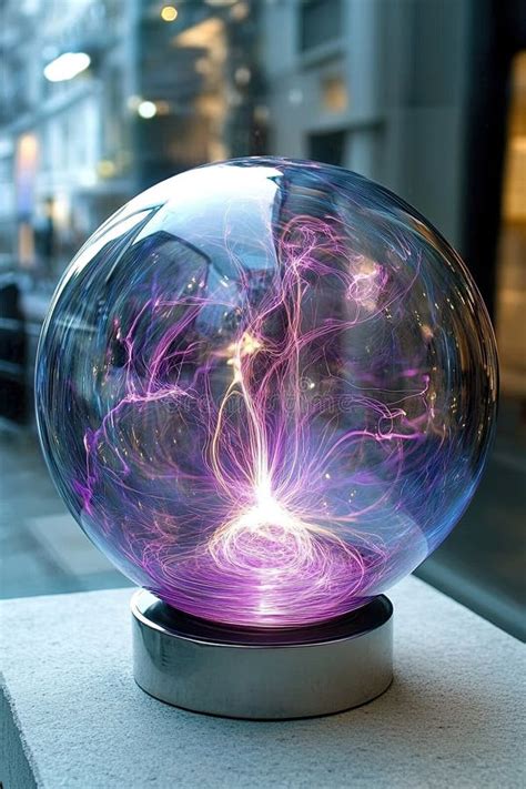 Vibrant Sphere Visualizing Sound Waves In A Dynamic City Setting During