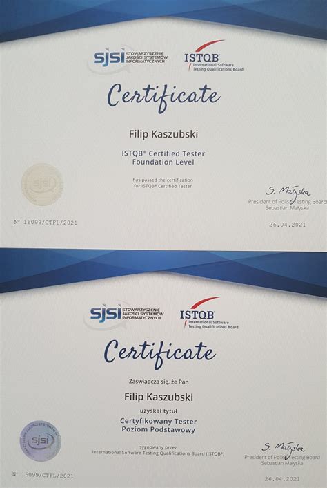 Filip Kaszubski On Linkedin Istqb Softwaredevelopmentacademy