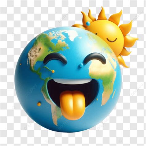 Sun And Earth Emoji Isolated Icons Sun And Earth Emoji Icons Png