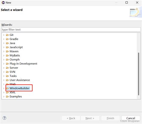 Eclipse安装windowbuilderwindowbuilder安装后不显示 Csdn博客