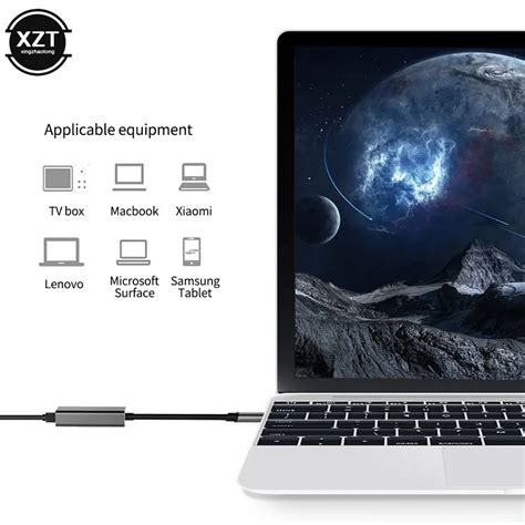 Сетевой адаптер 1000mb Usb Type C Rj45 Lan сетевая карта Ethernet 365 грн Периферійні