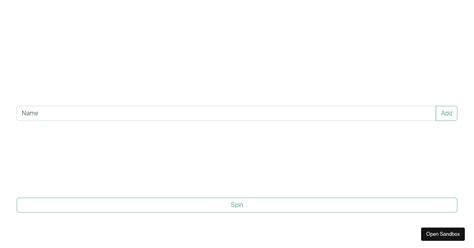 React Custom Roulette Examples Codesandbox