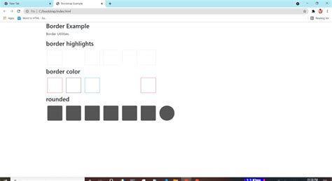 Bootstrap Utilities Borders Scmgalaxy