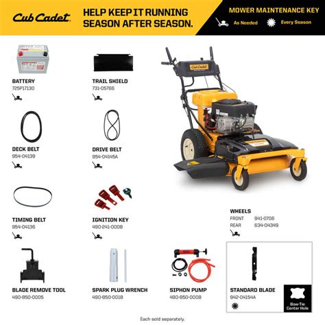 Cub Cadet Cc 800 Lawn Mower 12ae764b010 Precision Power Products