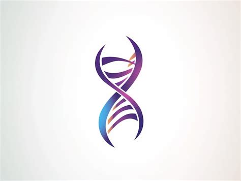Abstract Dna Symbol Graphic Illustration Of Genetic Code Premium Ai