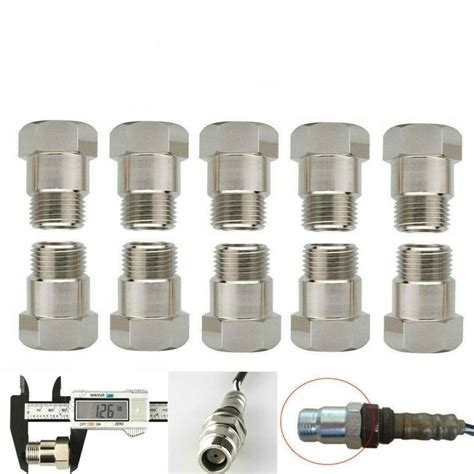 Universal Oxygen O2 Sensor M18x1 5 Extender Spacer Adapter 45 90 Degree Stainless Steel Cel