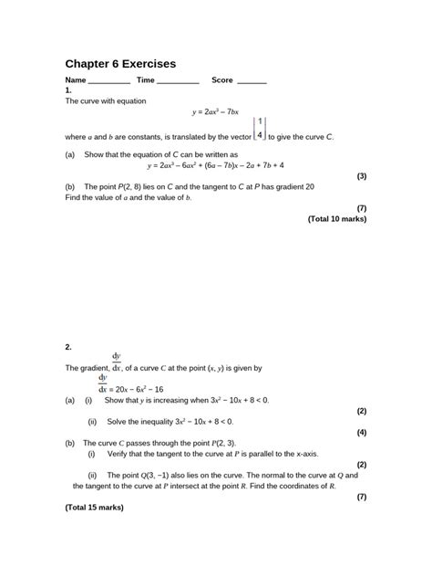 Chapter 6 Exercises Pdf