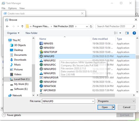 Guide For Windows 10 Desktop Blink Issue Npav Net Protector Knowledge Base