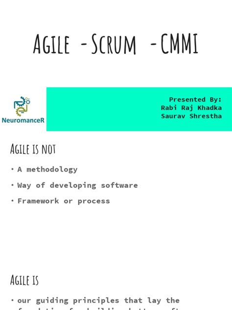 Agile Scrum Cmmi 170707132128 Pdf Pdf Scrum Software Development Agile Software Development
