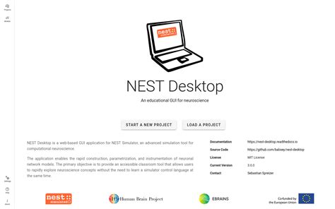 Github Clinssennest Desktop 1 A Web Based Gui Application For Nest Simulator