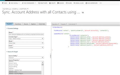 Business Rules Example 137 Sync Account Address With All Contacts Using Asynchronous