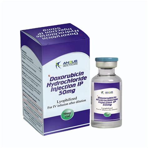 Doxorubicin Hydrochloride For Injection Usp 50mgvial Lyophilized At ₹ 1950 Vial Doxorubicin