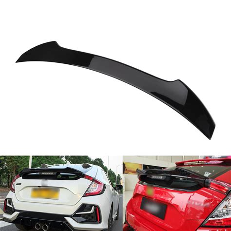 Gloss Black Rear Trunk Duckbill Spoiler Wing For Honda Civic Hatchback