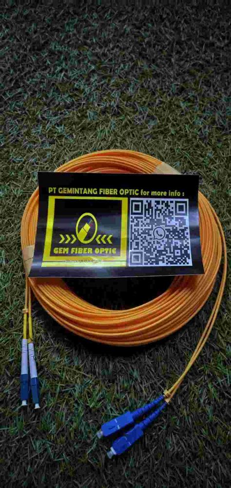 Promo Sc Lc 30 Meter Patch Chord Duplex Singlemode 3mm Kabel Fiber Optic Diskon 23 Di Seller